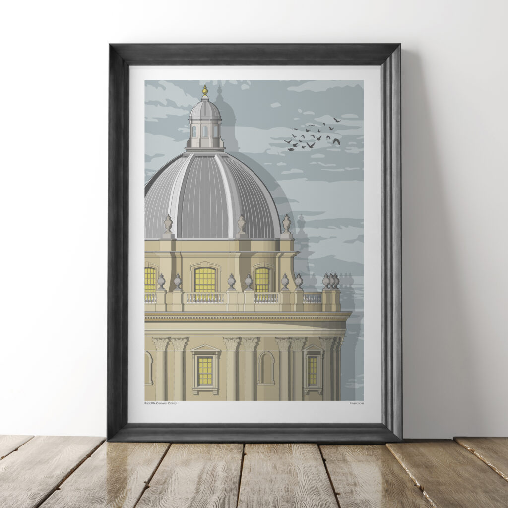 Drawing of the Radcliffe Camera, Oxford - Designs By Origin