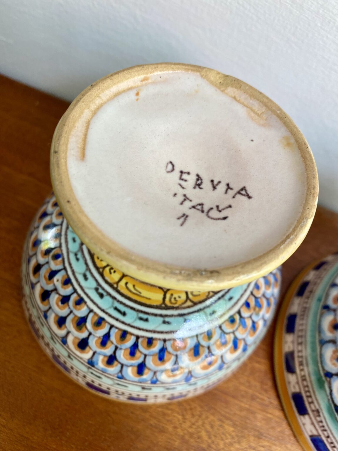 Vintage hand-painted Italian pottery - Designs By Origin